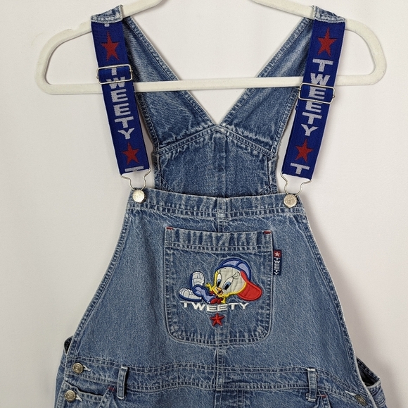 Warner Bros. | Jeans | Vintage Y2k 9s Looney Tunes Xl Tweety Bird Denim ...